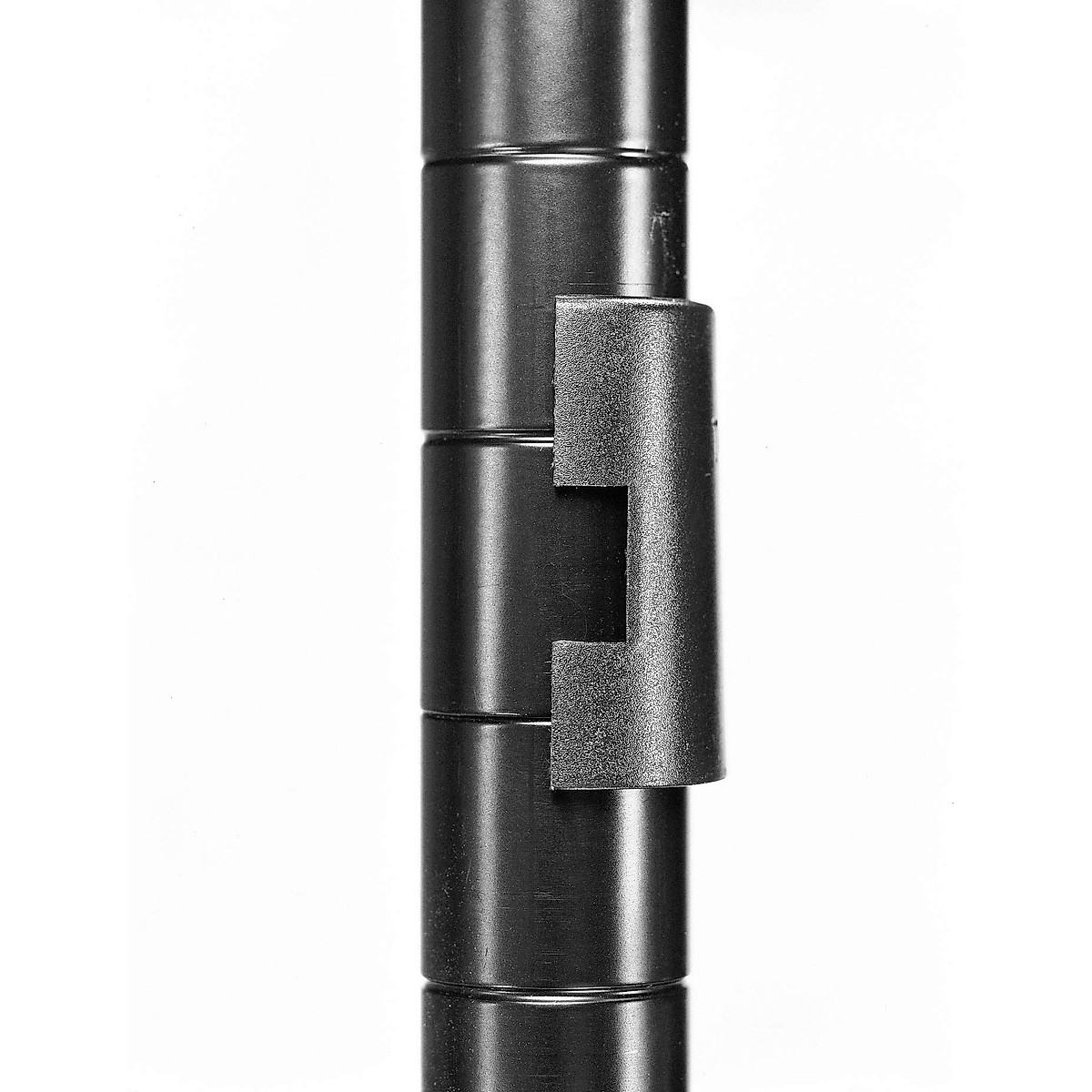 Whitmor Adjustable 3 Tier Shelving with Leveling Feet - Black