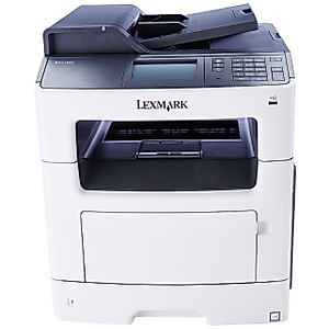 Lexmark MX410de Monochrome All-In One Laser Printer, Scan, Copy, Network Ready, Duplex Printing and Professional Features