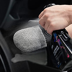 SGCB Microfiber Car Wax Applicator Mitt - Pro Scratch Free Auto Detailing Microfiber Wax Foam Applicator Pad With Finger Pocket High Dense Sponge Fingertips Glove, Durable Microfiber Foam Mitt (2 Pcs)