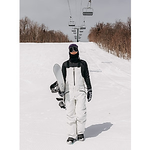 Burton Men's Reserve GORE‑TEX 2L Bib Pants, Stout White, Large