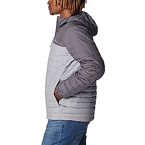 Columbia Men's Silver Falls Hooded Jacket, Columbia Grey/City Grey, Small