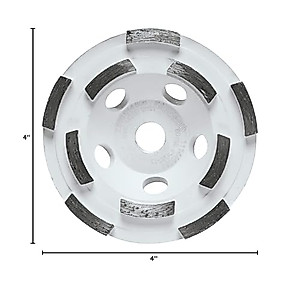 BOSCH DC410HD 4 in. Double Row Segmented Diamond Cup Wheel