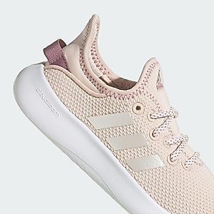 adidas Cloudfoam Pure Sportswear Sneaker, Wonder Quartz/Zero Metallic/Wonder Orchid, 2 US Unisex Little Kid