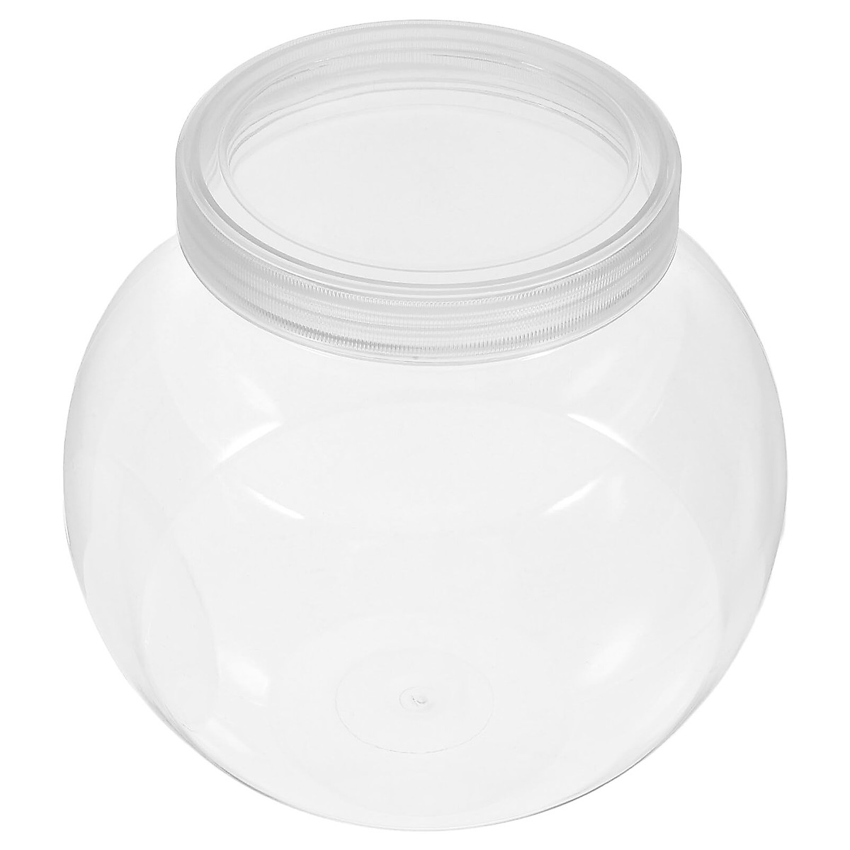 UPKOCH 3pcs Clear Tea Jars Candy Holder with Lid Plastic Sweet Jars Small Jar with Lid Dry Food Jar Small Cookie Container Small Holders Party Cookie Holder Candy Jar Mini Items Jar