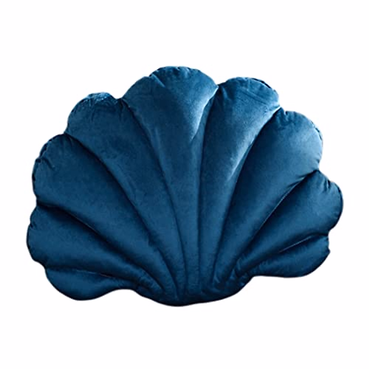 HXIYAN Shell Pillow car Sofa Bedroom Cushion Office Accessories Props (14.9in*11in, Navy Blue)