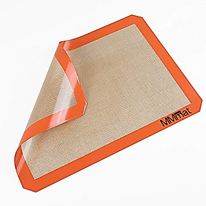 MMmat Silicone Baking Mats for Quarter Sheet - Best German Silicone - Set of 2