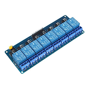 AEDIKO 2pcs 8 Channel Relay Module DC 12V Relay Module Board for DIY DSP AVR PIC ARM