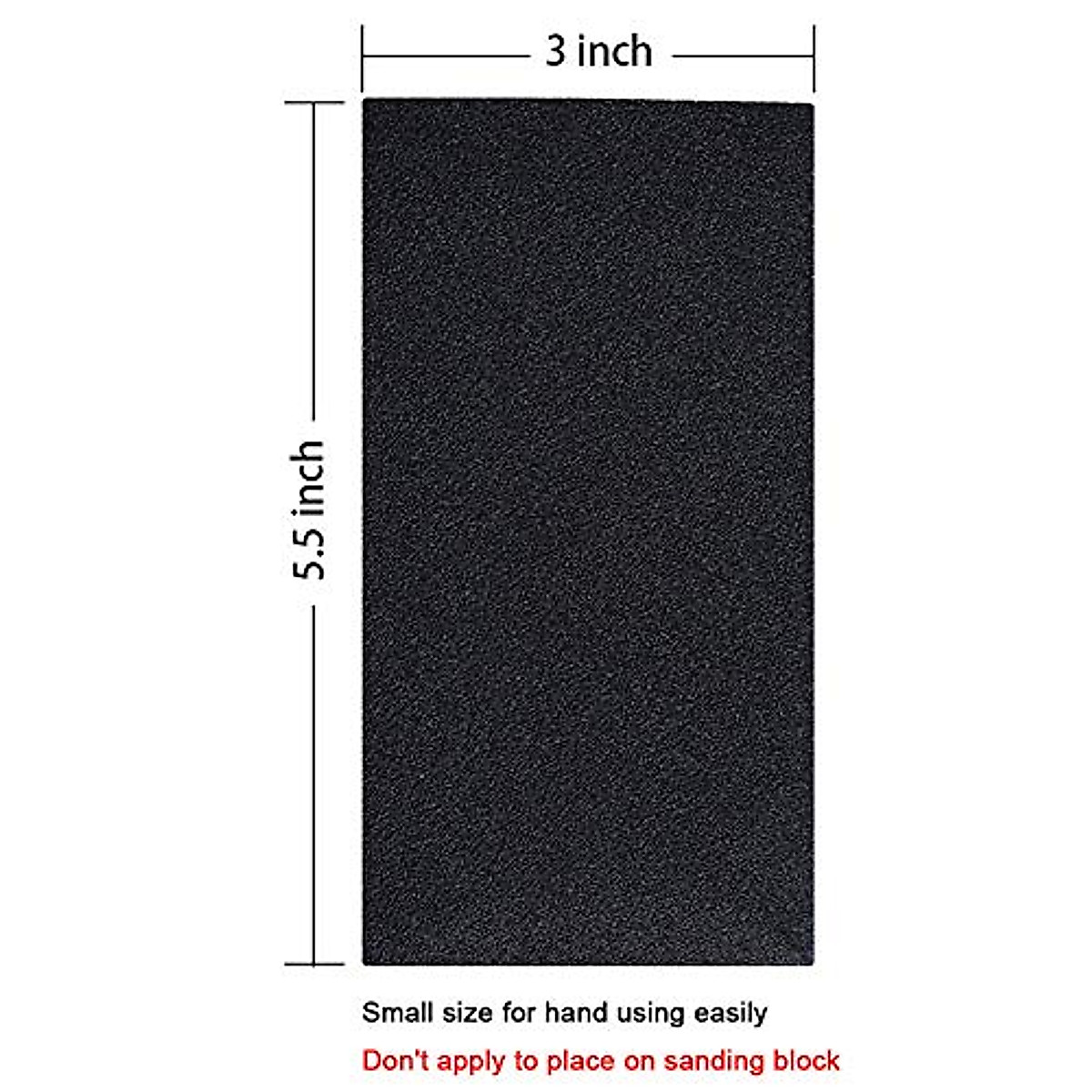 AUSTOR 102 Pcs Wet Dry Sandpaper 60 to 3000 Grit Assortment 3 x 5.5 Inch Abrasive Paper with Free Box for Automotive Sanding, Wood Furniture Finishing