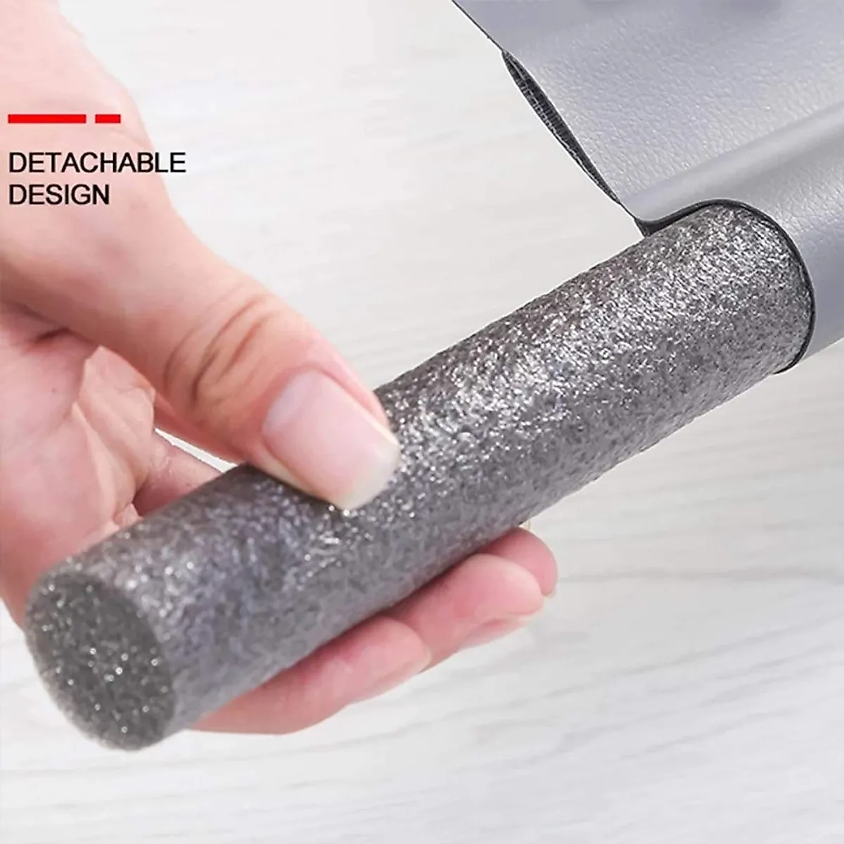 Under Door Draft Stopper,Twin Draft Stopper,Pest Isolation Waterproof Door Bottom Seal Strip (#Black)