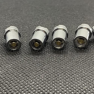 2 Pack Thread Magnetic Ring Adapter Threaded Ring Adapter Nickel-plated Solid Brass Connector (2pcs)