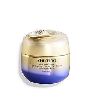 Shiseido Vital Perfection Uplifting and Firming Day Cream SPF 30-50 mL - Broad-Spectrum SPF 30 Anti-Aging Moisturizer - Visibly Lifts, Firms & Improves Appearance of Fine Lines & Wrinkles