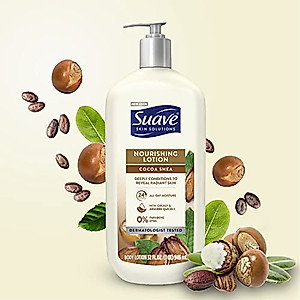 Suave Skin Solutions Body Lotion Cocoa Butter and Shea 32 oz