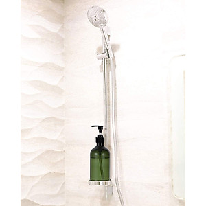 sdoot Green Pump Bottle, 2 Pack Shampoo Bottles with Pump, 17oz Refillable Plastic Soap Dispenser Pump Bottle for Shampoo Conditioner, Shampoo Lotion Body Wash