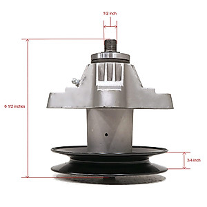 The ROP Shop | Spindle Assembly 6 Pt. Star Design for Toro GT2100, GT2200, LX500 Lawn Mowers