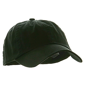 Low Profile Dyed Cotton Twill Cap - Black W39S55D