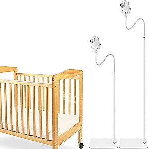 iTODOS Baby Monitor Floor Stand Holder for Infant Optics DXR-8 Pro,Motorola, Arlo,VAVA,Owlet,Vetch Baby Monitor,Keep Baby Away from Touching,More Safety