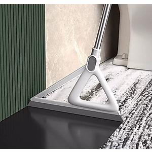 Generic Multifunction Silicone Magic Broom for Cleaning - Squeegee Broom, Pet Hair Remover, and Silicone Scraping Broom for Floors, Kitchens, Glass Windows, Dust, and Bathroom, Cleaning Tool, Gray