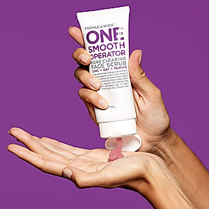 Formula 10.0.6 One Smooth Operator (3.4 Fl. Oz.) Pore Clearing Face Scrub that Leaves Skin Fresh, Smooth & Clear -Vegan, Paraben-Free & Cruelty-Free