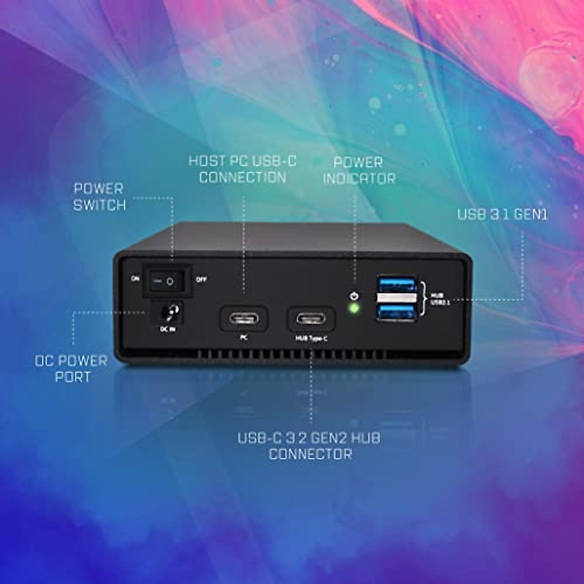 compatily LV22 16TB USB-C 10Gbps External HDD and HUB – Enterprise Hard Drive for Professional Media Creators and Work from Home Office Professionals