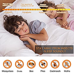 TELARD Bug Zapper Outdoor Indoor Electric Mosquito Zapper Killer Insect Fly Traps Fly Zapper High Powered 4000V 20W for Home Backyard Patio