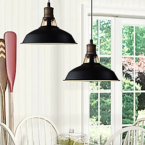CLAXY Ecopower Industrial Barn Mini Metal Pendant Light 1 Light