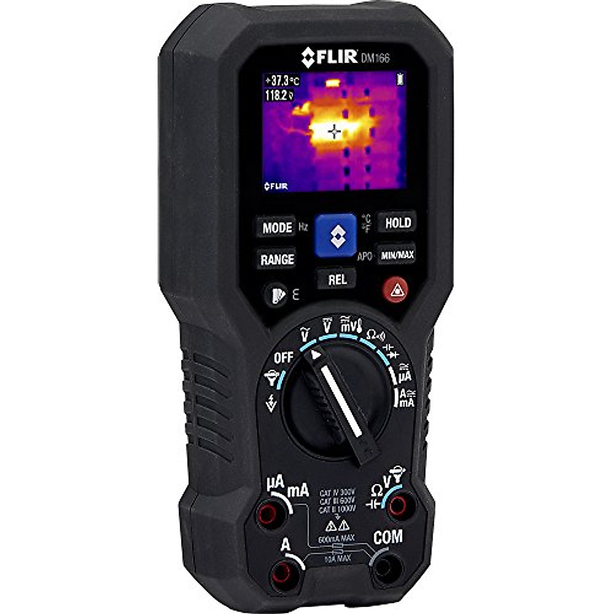 FLIR DM166 Digital Multi-Meter With Built-In Thermal Camera for Electrical Inspection, Automation, Electronics and HVAC