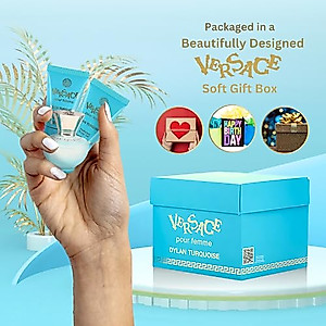 Versace Dylan Turquoise Womens Mini Perfume Trio Gift Set