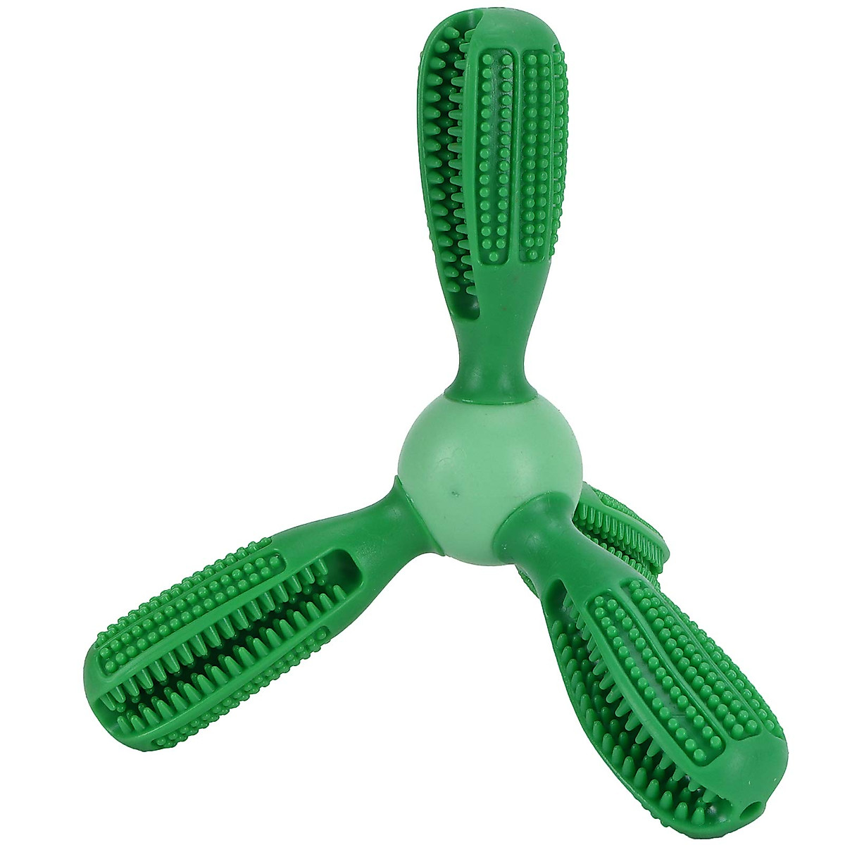 Dog Teether Dog Toothbrush Stick Teeth Cleaning Dental Educational Chew Toy TPR Pet Molar Rod Suitable for Dogs Dog Teeth Cleaning Stick(Green)