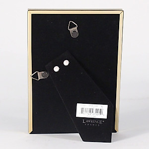 Lawrence Frames 5" W x 7" H Simply Gold Metal Picture Frame (670057)