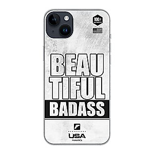 Phone Case Beautiful Badass USA Patriot Design Silicone Transparent - Compatible iPhone and Samsung (Samsung Galaxy A04)