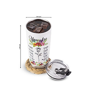 Openhaha Christian Gifts for Women. Spiritual Gifts, Inspirational Religious Gift for Women. Birthday Gifts for Women. Christmas, Mother's Day Gifts for Mom Grandma. Stainless Steel 20 oz Mug Tumbler