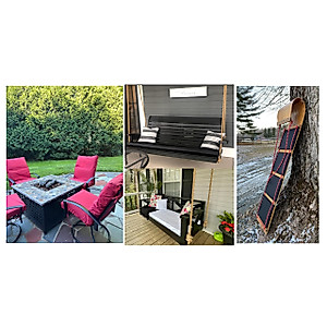 Ginsimar Custom Outdoor Furniture Cushion Covers, Chair Cushion Covers, Replacement Cushion Covers with Zipper, for couches and Sofas, only Cover, Customizable with 100 + Colors