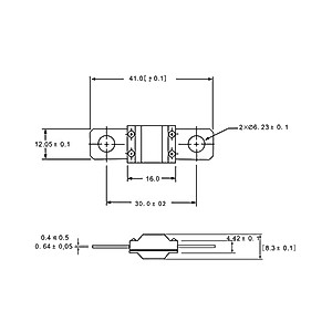 4Pcs 125A AMI/Midi Fuse - 125 Amp High Current Bolt-on Fuse for Cars, Trucks, Construction Vehicles, Buses, Caravans