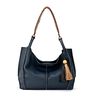 The Sak Los Feliz Medium Tote Bag in Leather, Unlined, Roomy Shoulder Purse