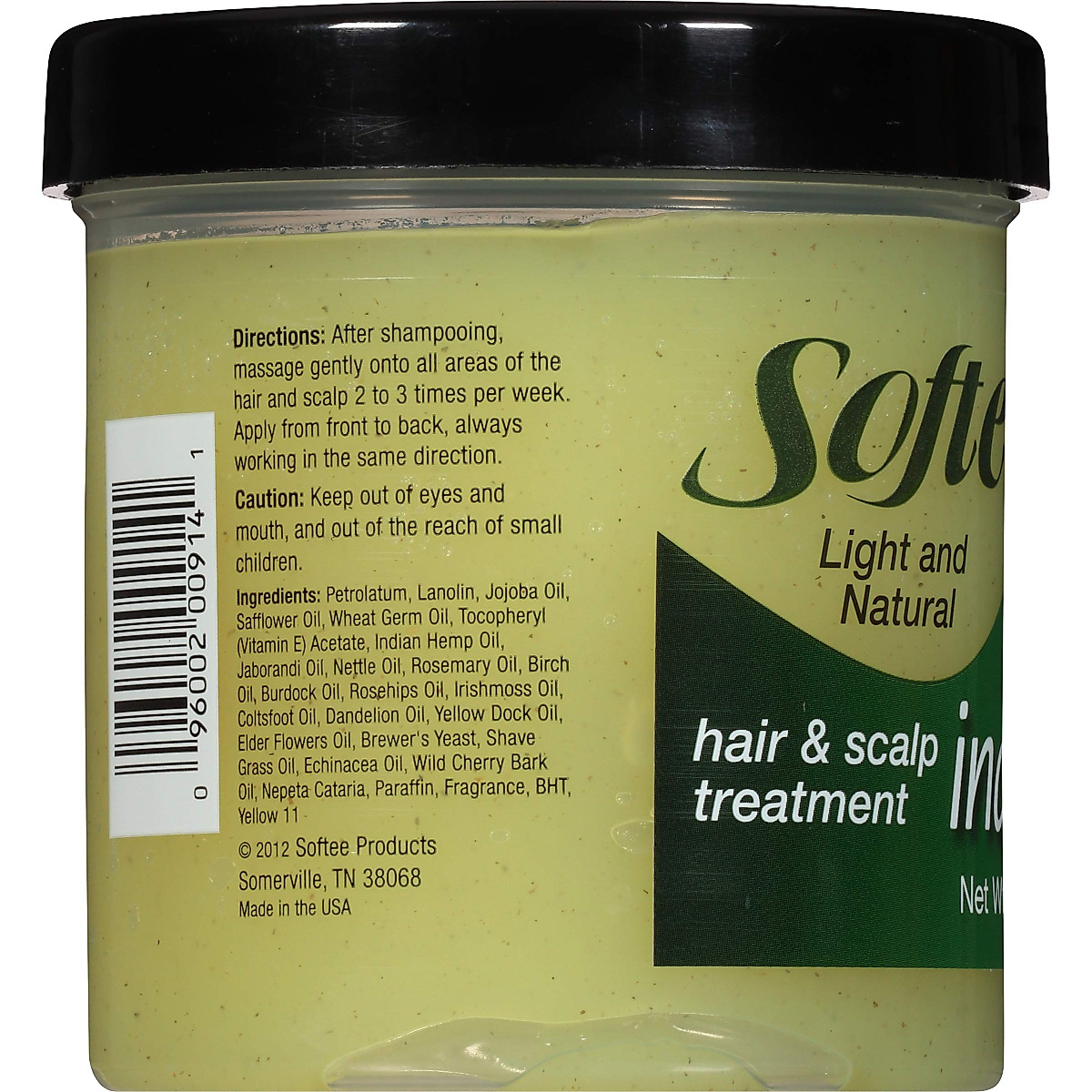 Softee Hair & Scalp Treatment - Indian Hemp 12 oz.