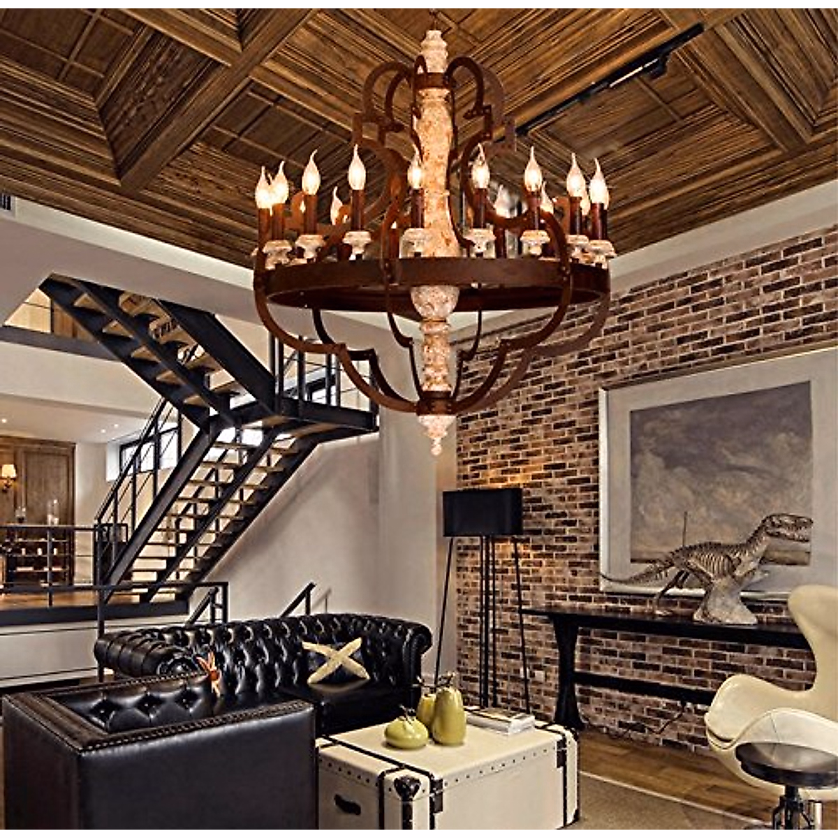 E14 Base LED Light Bulbs 4W CA11 Antique Candelabra Filament Candle Lamp Bulb, Energy Saving Warm White 2700K Vintage Style Flame Shape Bent Tip Bulb (10 Pack)