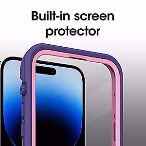 OtterBox FRE Series Waterproof Case with MagSafe (Designed by LifeProof) for iPhone 14 Pro Max (ONLY) - Valor (Purple)