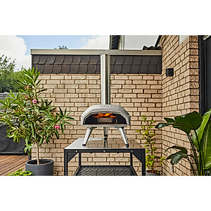 Ooni Karu 12 Multi-Fuel Outdoor Pizza Oven – Portable Wood and Gas Fired Pizza Oven with Pizza Stone, Outdoor Ooni Pizza Oven - Woodfired & Stonebaked Pizza Maker, Countertop Dual Fuel Pizza Oven
