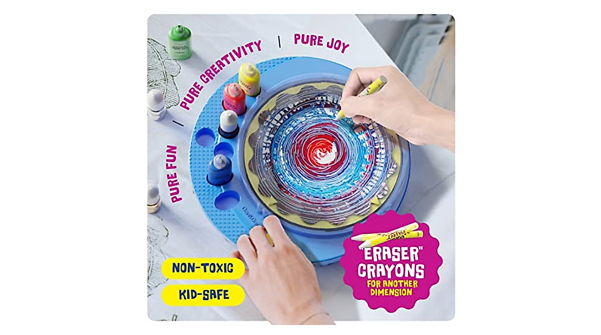 Spin Art Machine Kit for Creative Kids - Fun Gift Idea