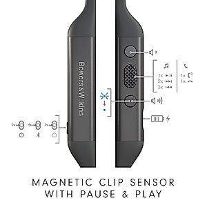 Bowers & Wilkins - PI3 Wireless in-Ear Headphones - Space Gray