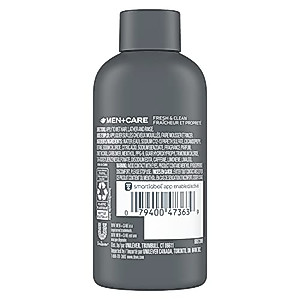 DOVE MEN + CARE Fortifying 2 in 1 Shampoo and Conditioner for Normal to Oily Hair Fresh and Clean with Caffeine Helps Strengthen Thinning Hair 3 oz