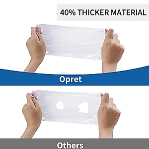 20 Pack Disposable Rain Poncho, Opret Emergency Poncho Waterproof Raincoat with Hood for Camping, Hiking, Cycling, Theme Park and Festival