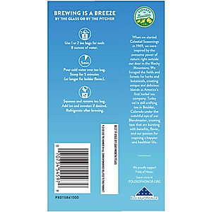 Celestial Seasonings Cold Brew Sweetened With Lemon, 18 Count