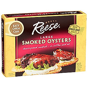 Reese Large Smoked Oysters - 3.7 oz
