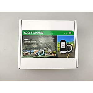 EASYGUARD EC003N-K-1 PKE Car Alarm System Proximity Lock Unlock Push Button Start Remote Engine Start Keyless Go System DC12V
