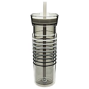 Zak Designs HydraTrak Insulated Tumbler, 1 Count (Pack of 1), Ghost
