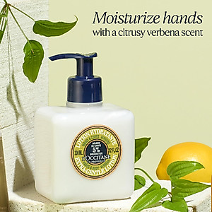 L'Occitane Shea Butter Hands & Body Verbena Extra-Gentle Moisturizing Lotion, 10.1 Fl Oz