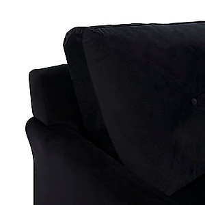 Naomi Home Raelynn Sofa Black/Microfiber