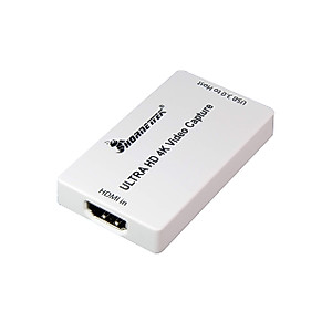 HornetTek True 4K UHD Game Recorder True 4K Recording Input & Output USB 3.0 Video Capture Device Zoom Compatible