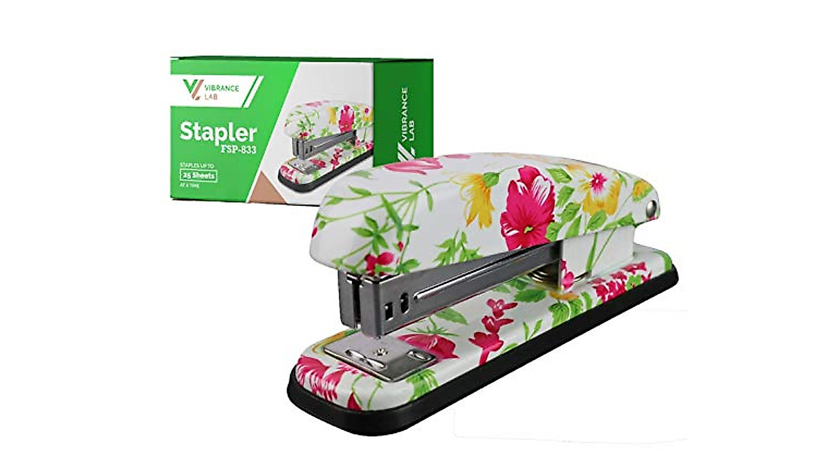 Vibranz-Lab Heavy Duty Office Stapler with Floral Design | Stylish ...